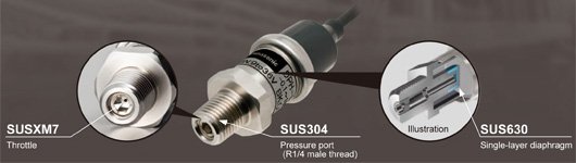 Head-separated Dual display Digital Pressure Sensor [For gas & liquid ...